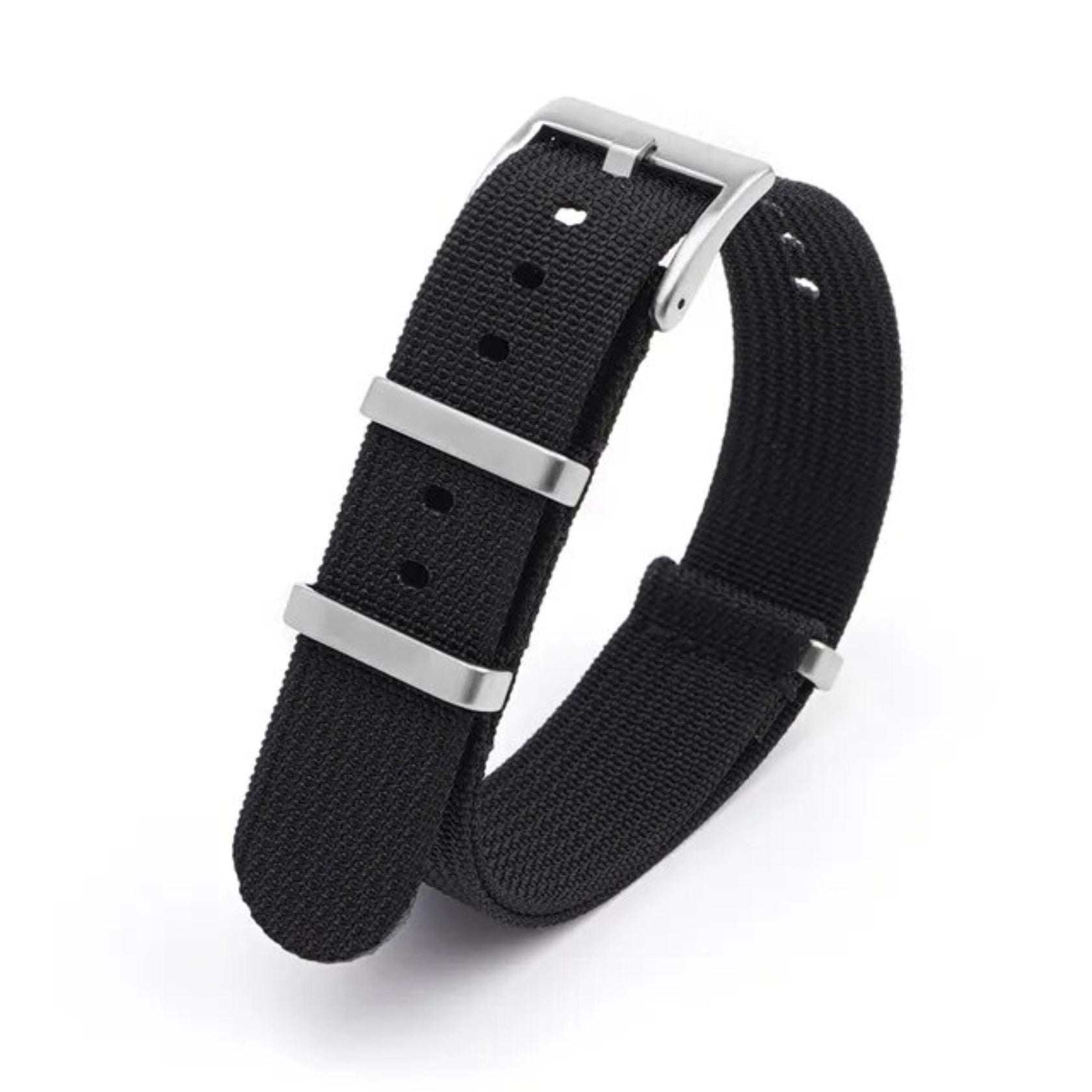 Strap Swatch Omega Moonswatch Nylon - Black – Strapr